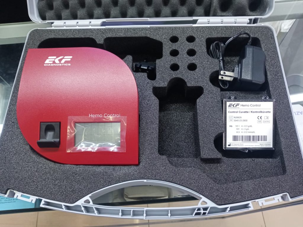 Hemoglobinómetro Portátil Hemocontrol, EKF Diagnostic – BIOSAN INGENIERIA S.A.C.