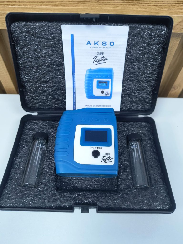 Colorímetro Digital para medir cloro libre y total, MODELO AK40 – AKSO ...
