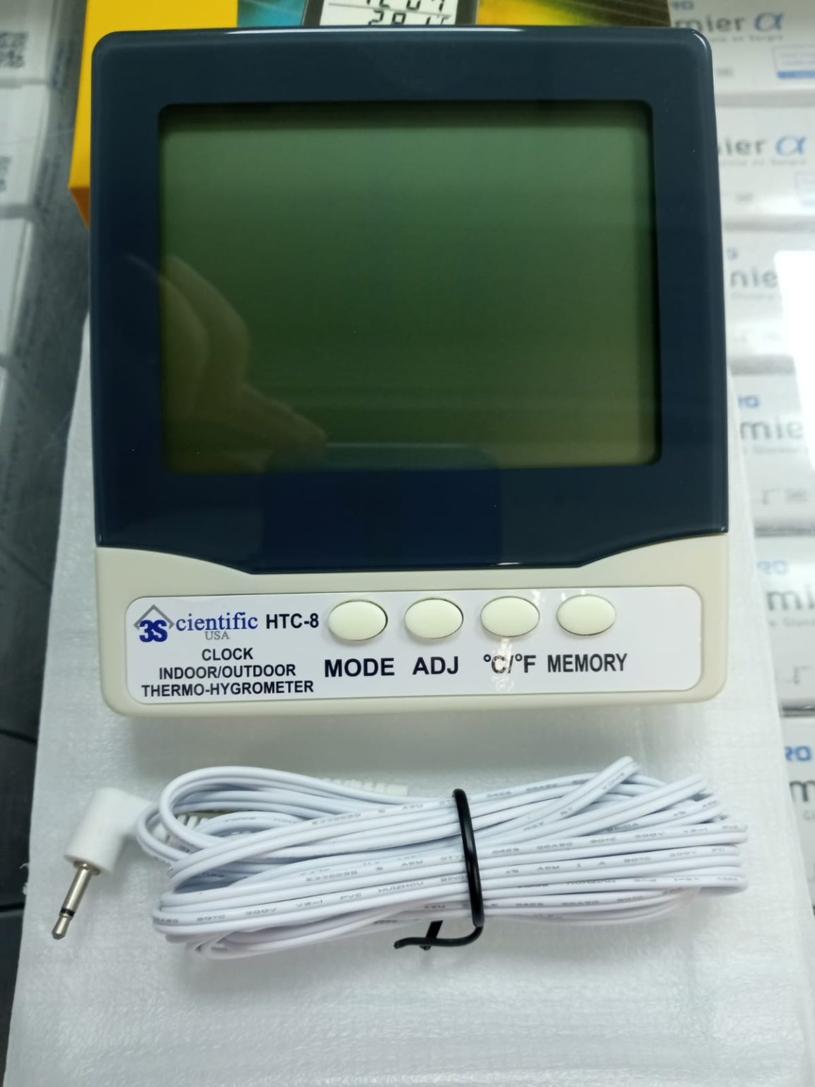 TERMOHIGROMETRO DIGITAL MEDIDOR DE TEMPERATURA Y HUMEDAD HTC-8 T° / HR ...