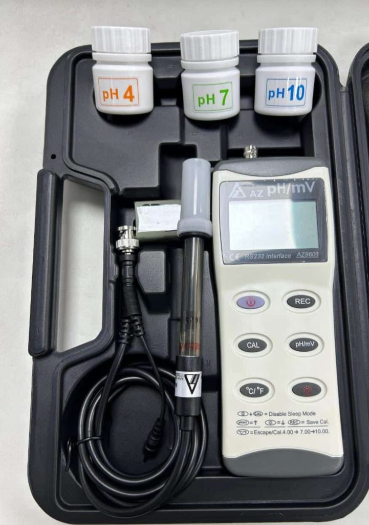 EQUIPO DIGITAL PORTATIL MEDIDOR DE PH/ORP/TEMP CON CALIBRACION HASTA 3 PUNTOS; MODELO AZ8601, AZ ...