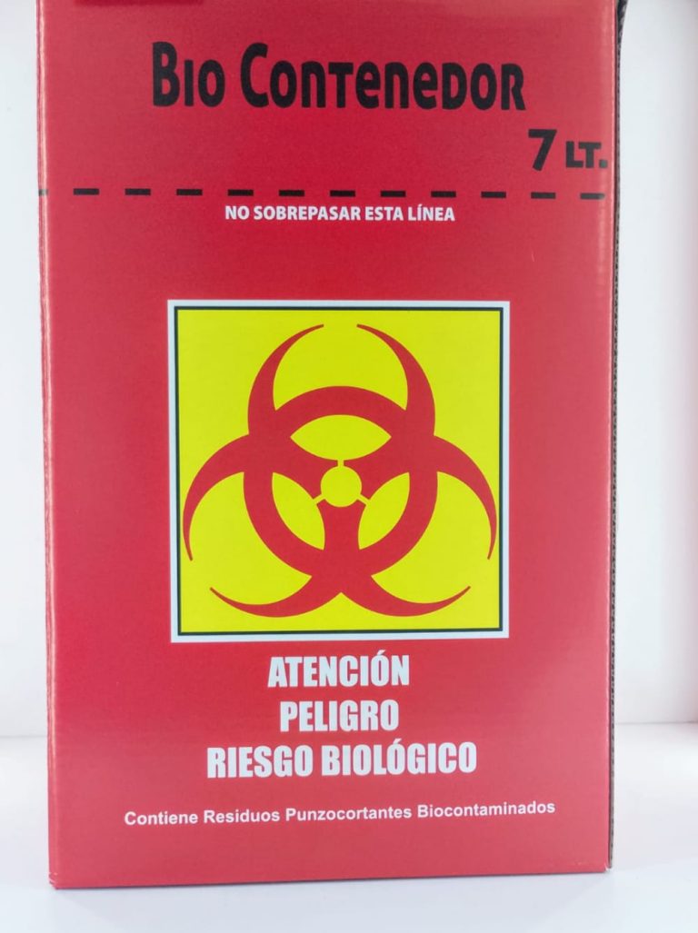Caja «bio contenedor» , Contenedor Rojo x 7 litros, Material ...