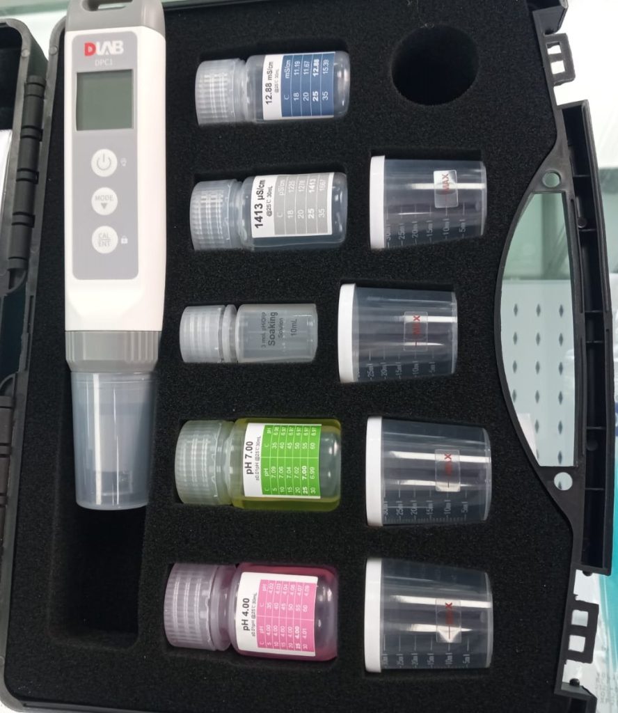 MULTIPARAMETRO DE BOLSILLO, MEDIDOR DE PH/ORP/CONDUCTIVIDAD Y TEMP, MODELO DPC1 – DLAB – BIOSAN ...