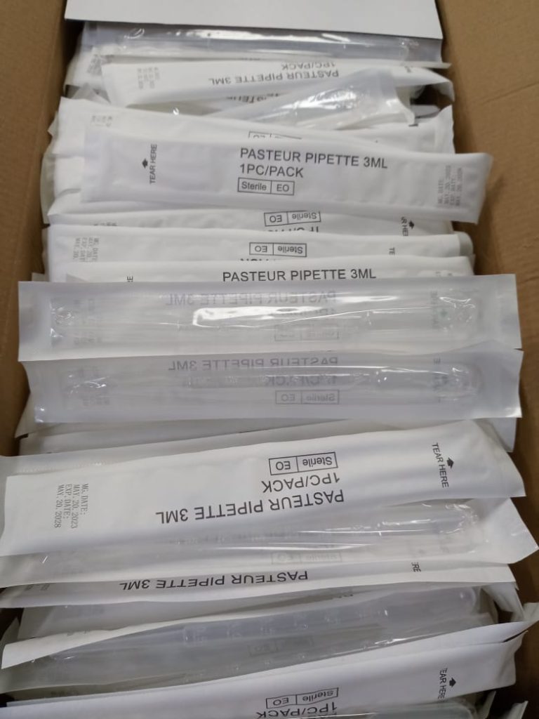 PIPETA PASTEUR DE PLASTICO X 3 ML ESTERIL, GRADUADO CAJA X 500 UND – CHINA – BIOSAN INGENIERIA S ...