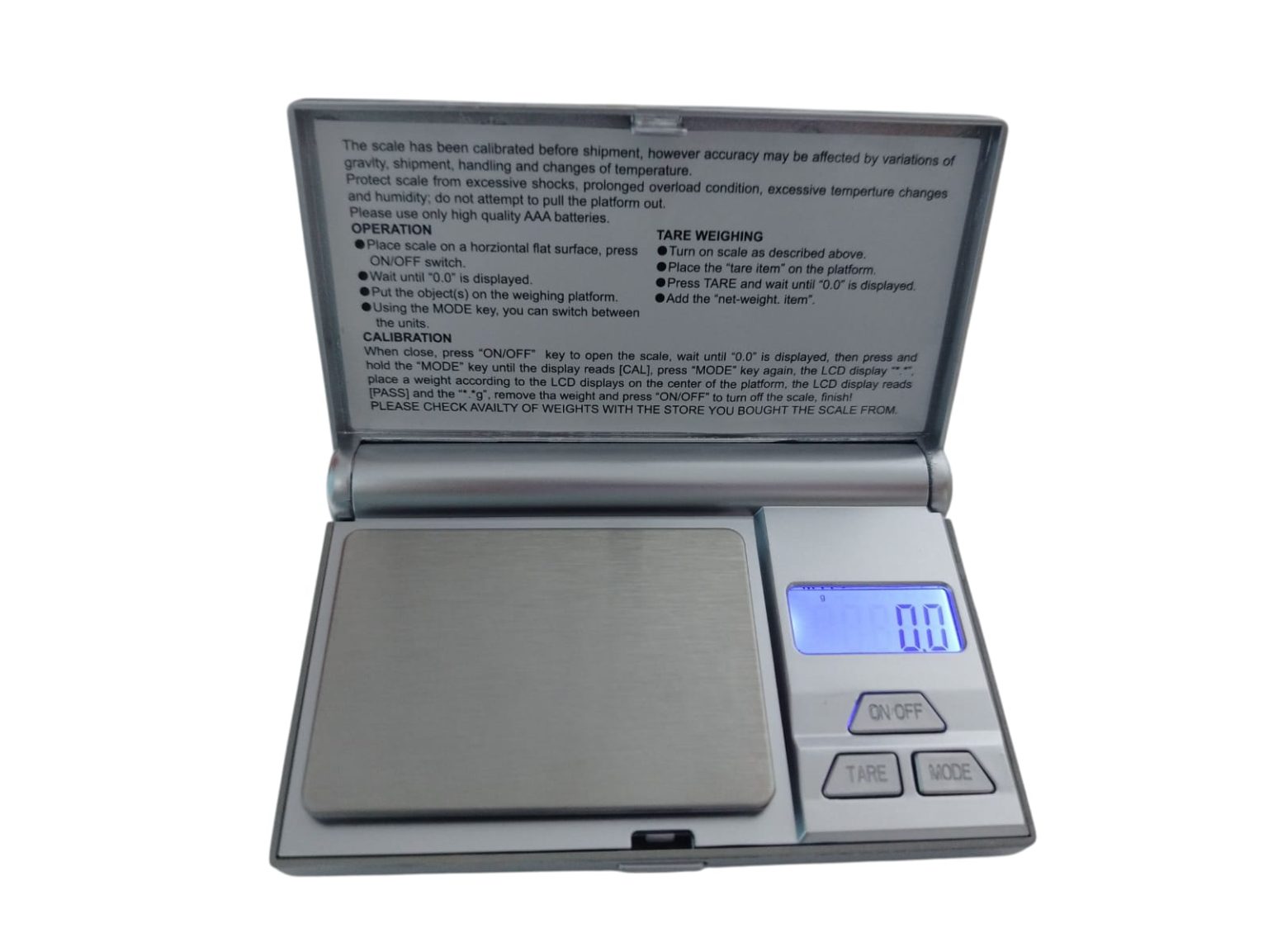 MINI BALANZA DIGITAL PARA JOYERO 500GR/0.1G OPALUX – BIOSAN INGENIERIA ...