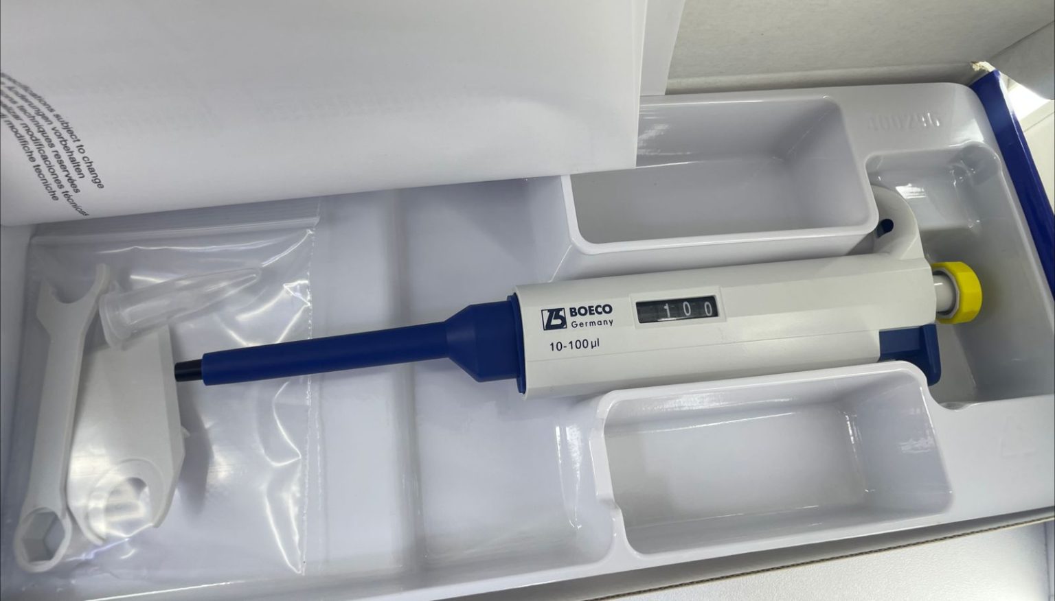 MICROPIPETAS VARIABLES 10 -100UL BOECO – BIOSAN INGENIERIA S.A.C.